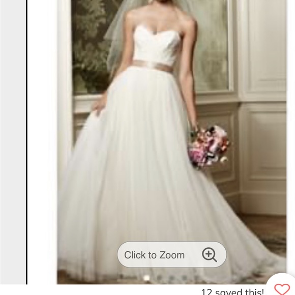 Wtoo | Dresses | Wtoo Strapless Wedding Dress | Poshmark